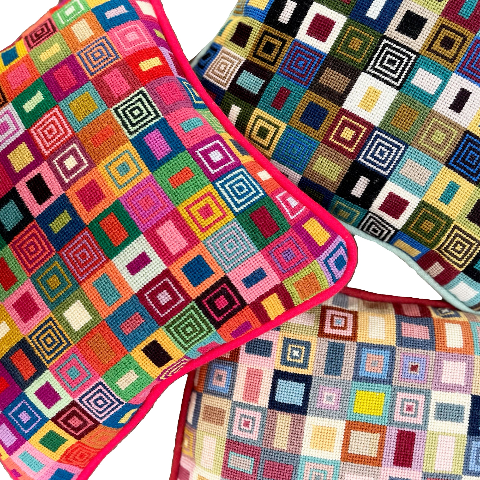 Needlepoint cushions – Fine Cell Work