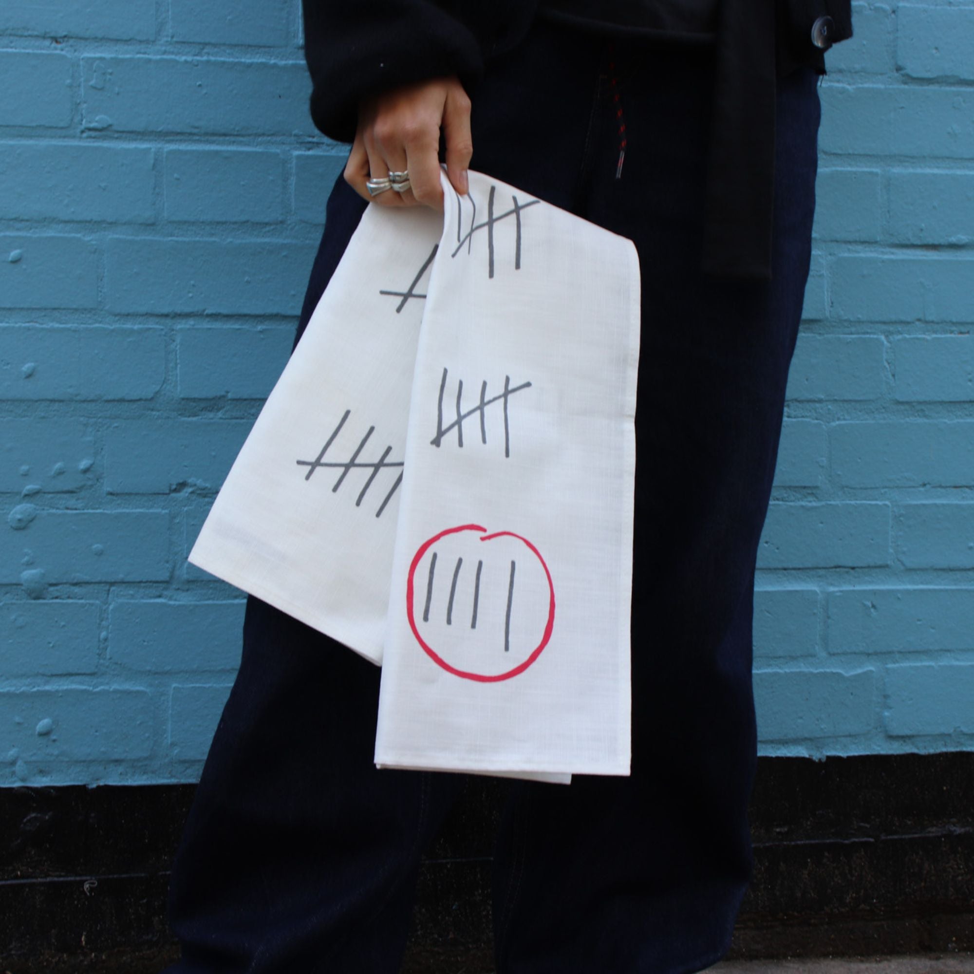 Prison Calendar Cotton Tea Towel | Fine Cell Work