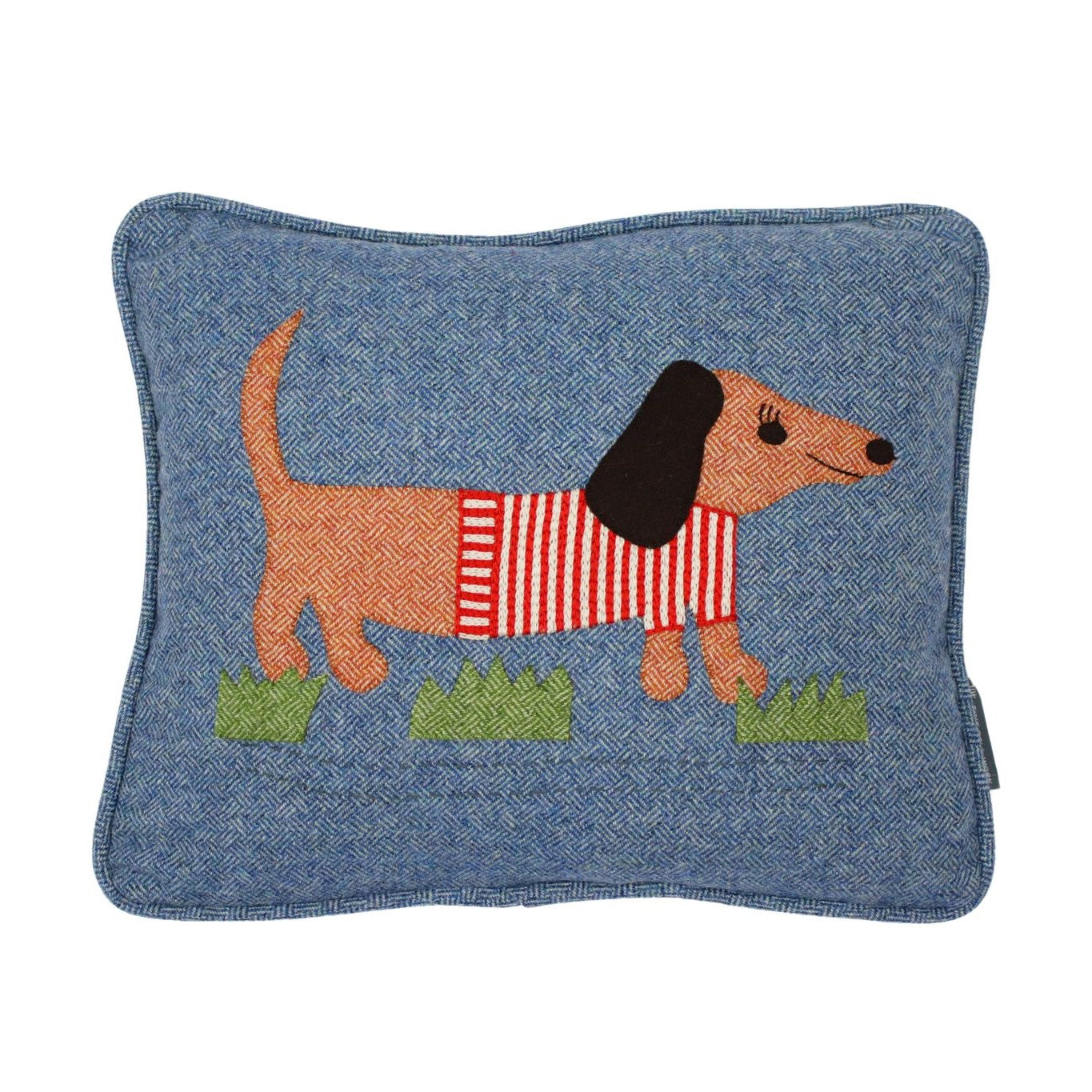 Kit Kemp Dachshund Hand-Stitched Dog Cushion – Fine Cell Work