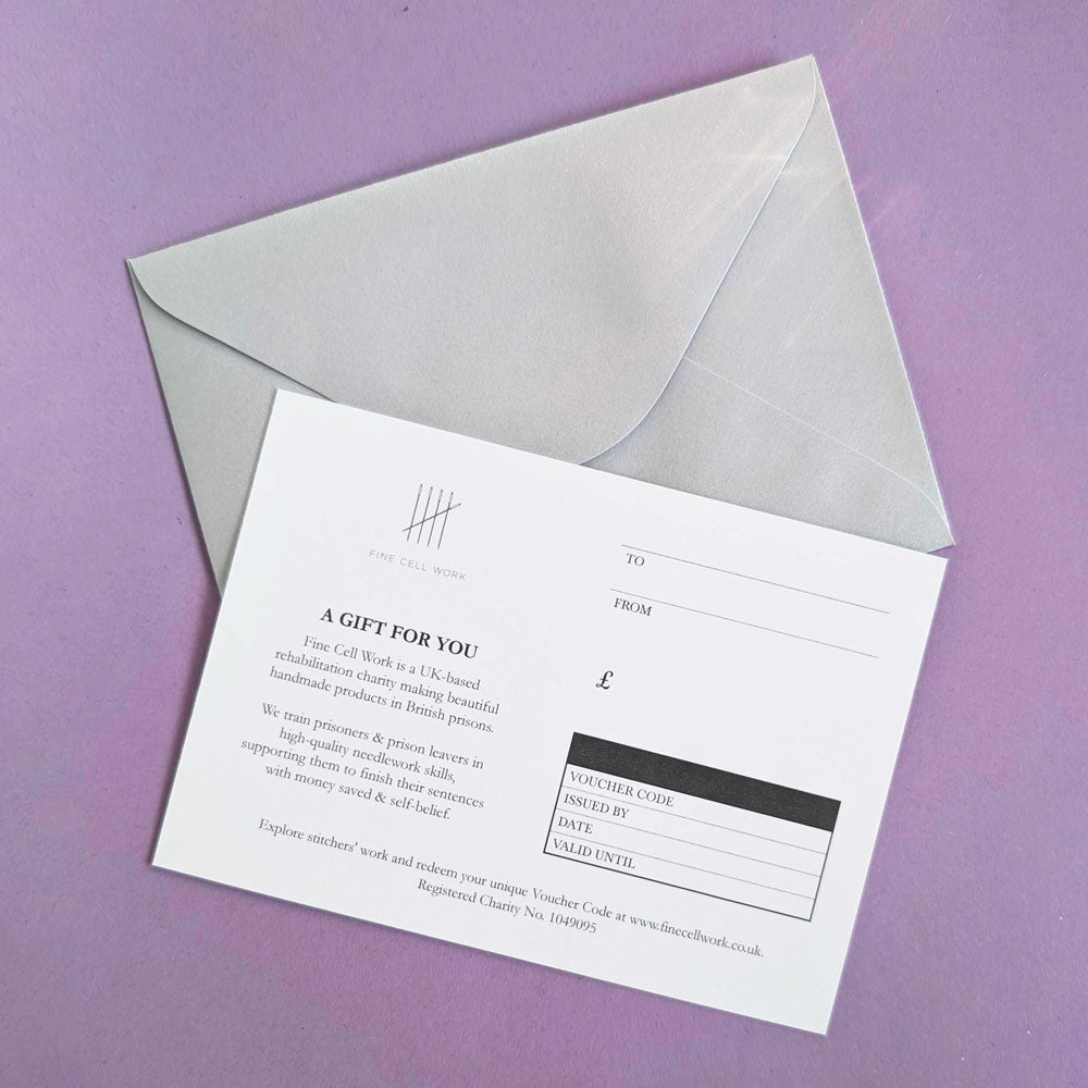 Physical Gift Voucher – Fine Cell Work