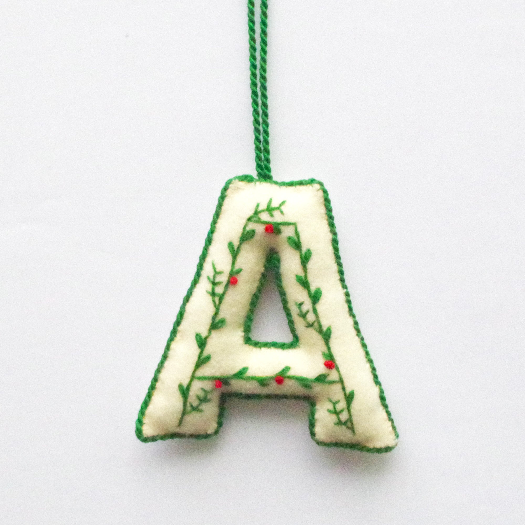 Handmade Letter Christmas Decoration | Fine Cell Work