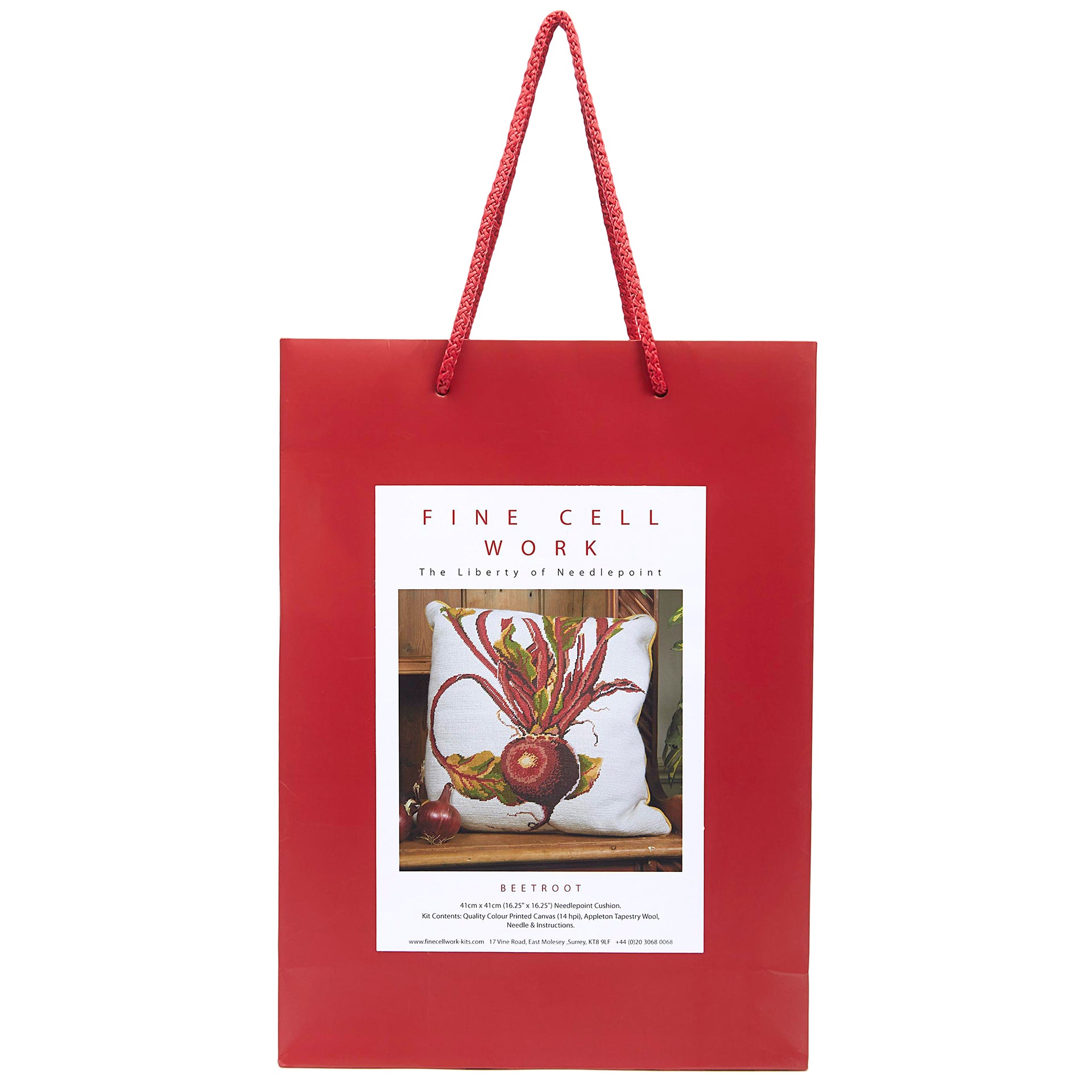 Fine Cell Work De Morgan Needlepoint Cushion Kits | Fine Cell Work