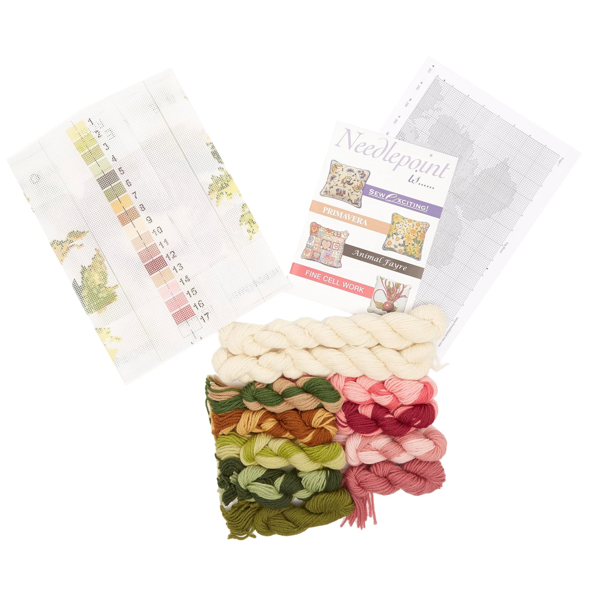 Fine Cell Work De Morgan Needlepoint Cushion Kits | Fine Cell Work