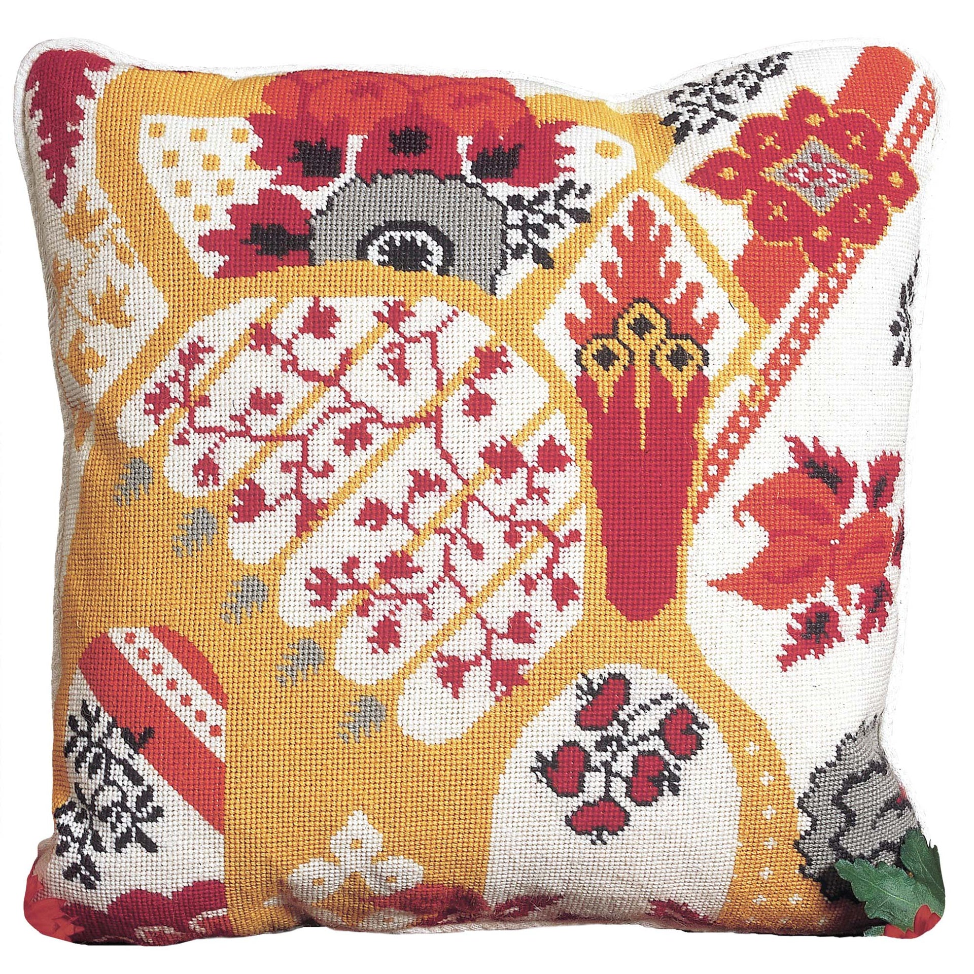 Fine Cell Work De Morgan Needlepoint Cushion Kits | Fine Cell Work