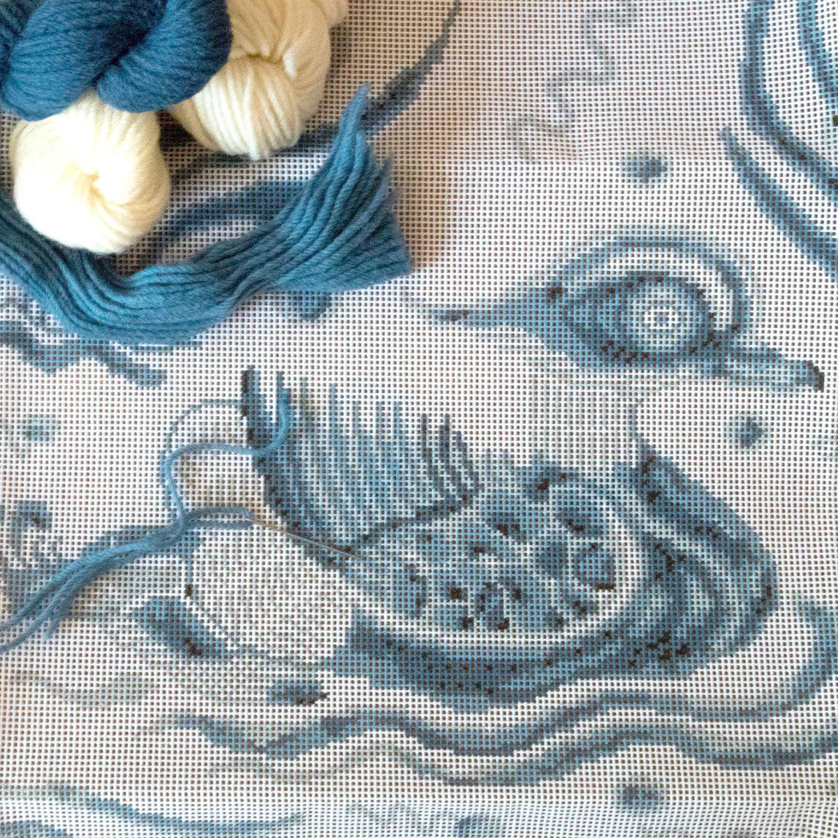 Fine Cell Work De Morgan Needlepoint Cushion Kits | Fine Cell Work